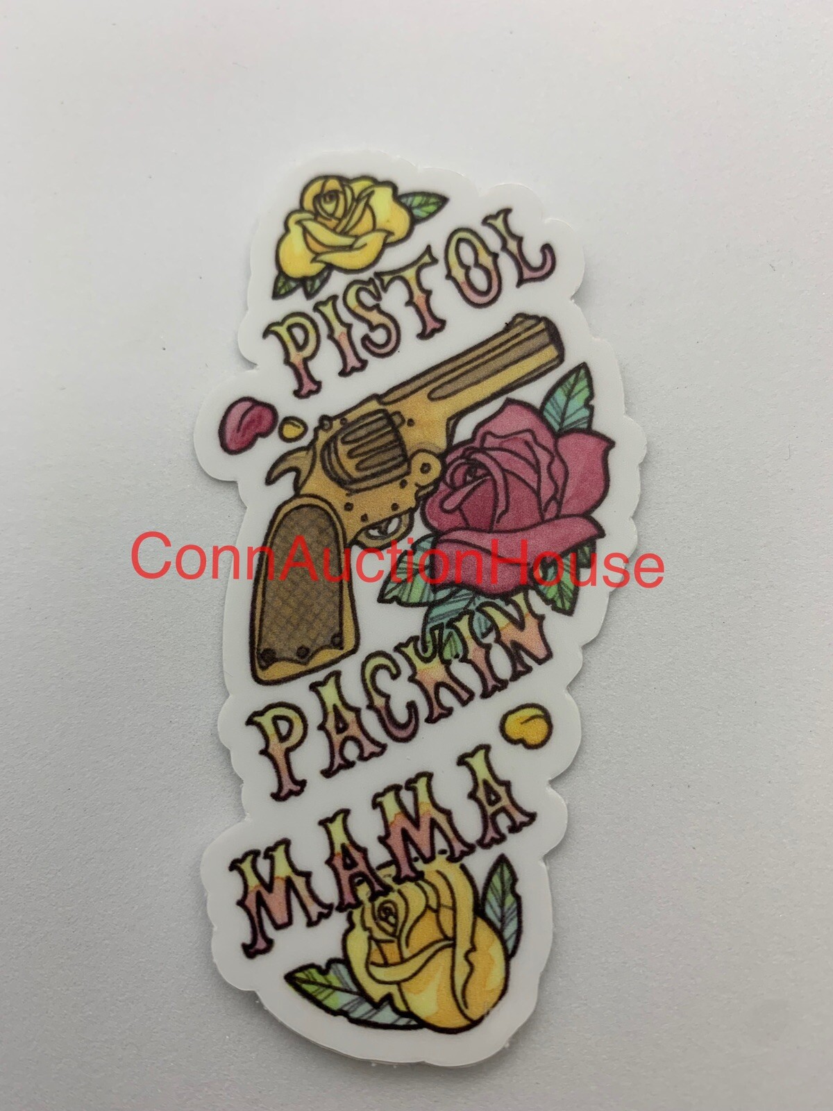 Pistol Packing Mama Woman Girl 2nd Amendment Gun Rights Sticker Vinyl ...
