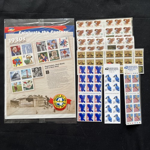 USPS Stamp Sheets and Books 1990's MNH Lot of 8 | eBay