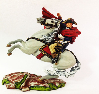 Napoleon on Horseback Miniature Lead St. Petersburg Niena 4.14 54mm Kuz ...