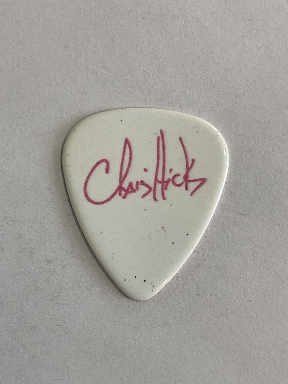 Chris Hicks The Marshall Tucker Band Signature Tour Guitar Pick (F) | eBay