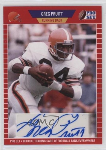 2021 Leaf Pro Set Sports - Online Exclusive Base Autographs Greg Pruitt ...