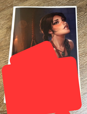Totally Rad Comics Lara Croft Bound Cover C Bite Lip - Alice Rauch | eBay