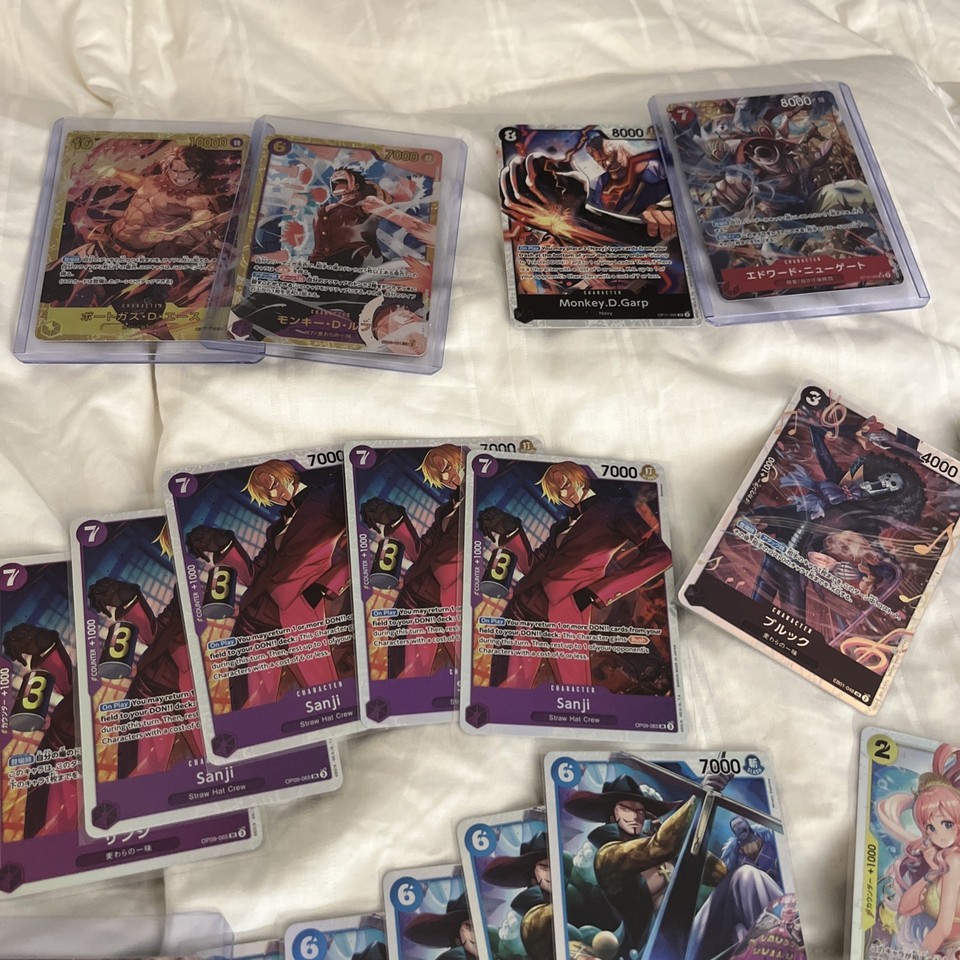 One Piece Nami PRB Manga SR SEC AA SP Leader Lot Japanese & English ...