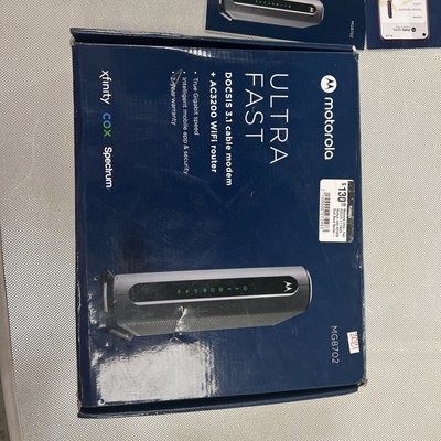 Motorola MG8702 DOCSIS 3.1 Cable Modem+ AC3200 WIFI Router Combo MG8702 ...