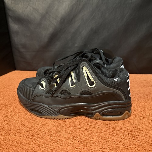 Osiris Mens D3 2001 In Black Gum Sole Lace up Skateboarding Shoes Size ...