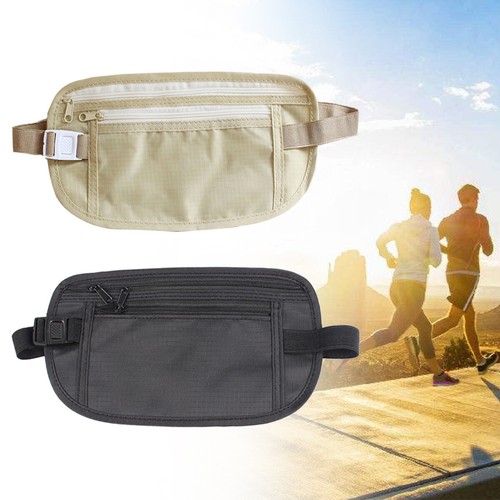 Money Belt Bum Bag Hidden Pouch Travel Fanny Pack Secret Waist Belt ...