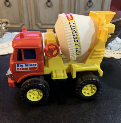 Rare 1988 Playskool Mighty Mo Big Mixer Toy Working Truck | eBay