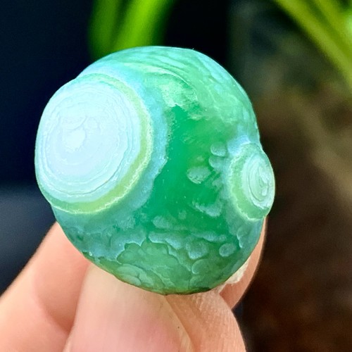 4G Natural Gobi Thousand Eyed Agate tumble palmstone Shape Reiki Chakra ...