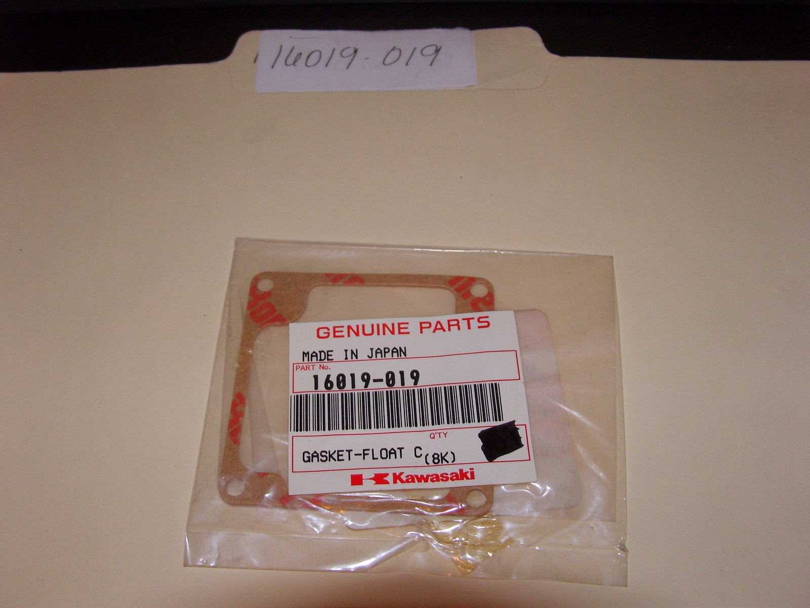 NOS Kawasaki OEM Float Chamber Gasket 1974-1975 Z1 16019-019 | eBay