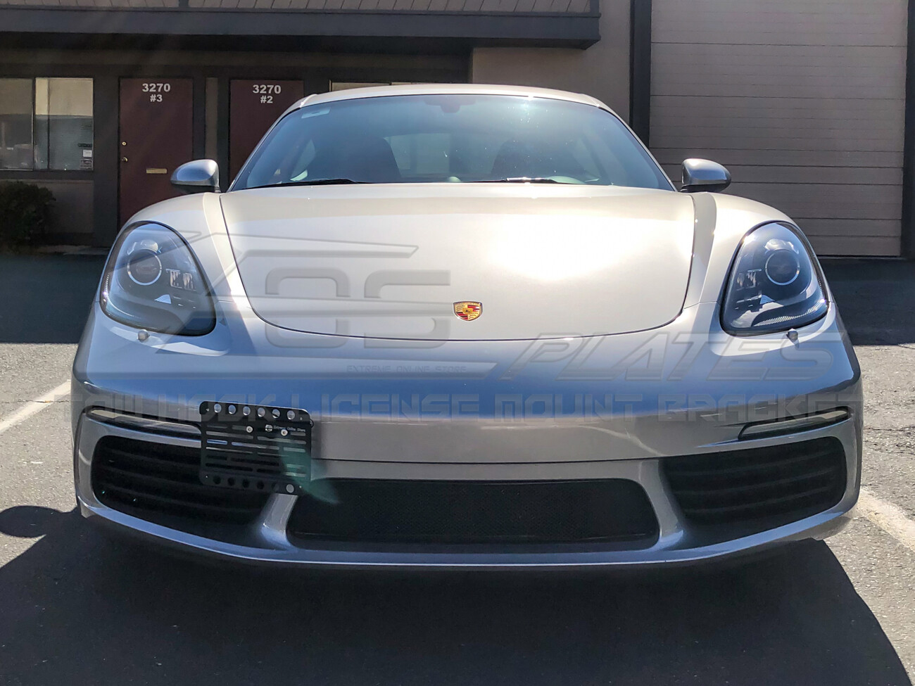 EOS Plate Front Tow Hook License Bracket For 17-Up Porsche 718 Cayman ...