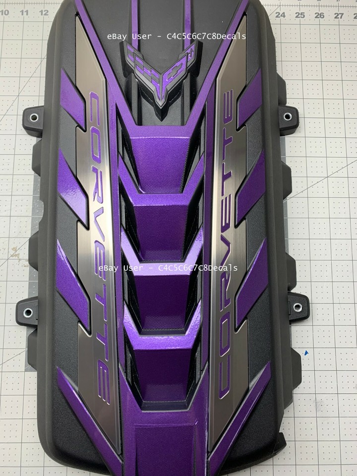 FITS Chevy Corvette StingRay C8 Engine Cover Decal 20 21 22 23 24 LOTS ...