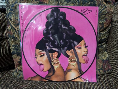 CARDI B OFFICIAL WAP PICTURE DISC VINYL SINGLE 12" MEGAN THEE STALLION ...