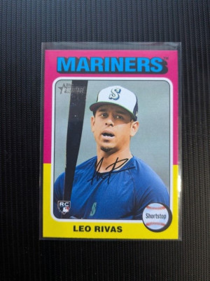 2024 Topps Heritage High Number Short Print #711 Leo Rivas RC SP ...