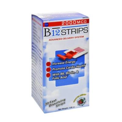 ESSENTIAL SOURCE B12 Strips 2000 mcg with B6 and Biotin. 30 Count | eBay