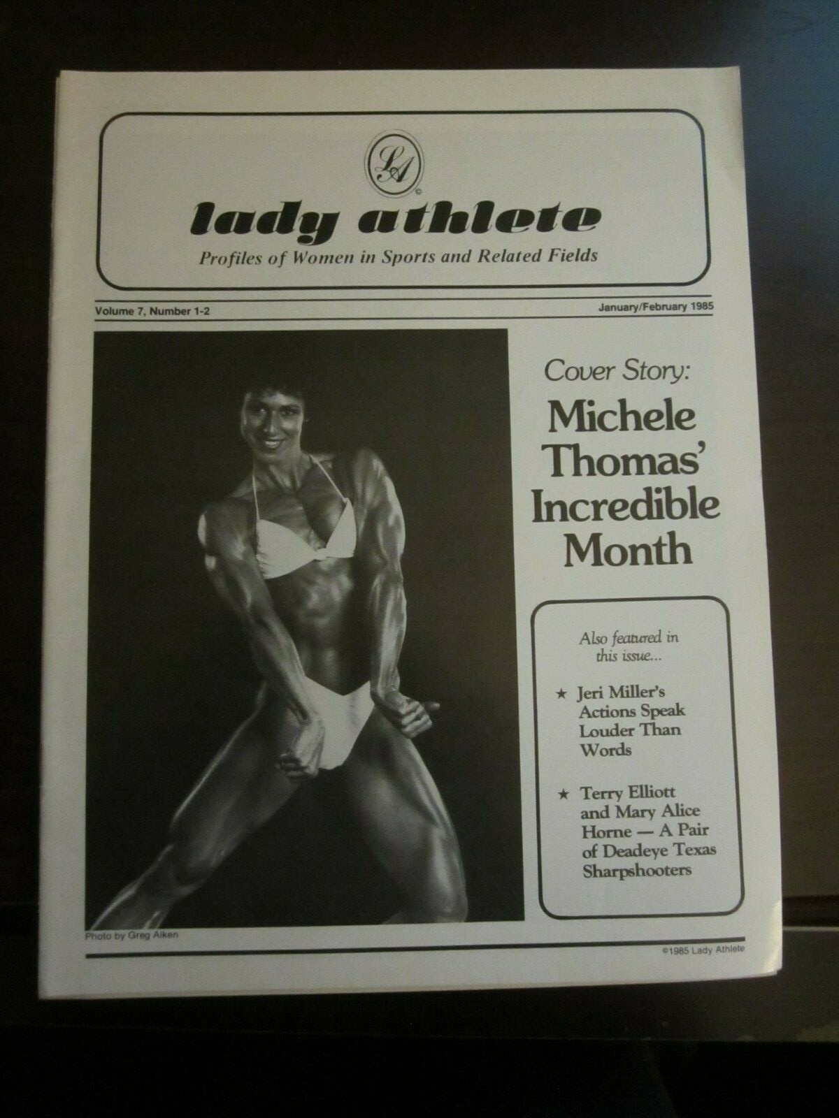 Lady Athlete Magazine Women's Bodybuilding January February 1985 ...