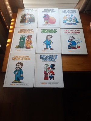 Lot (8) VALUE TALES Picture Books HC Spencer Johnson VALUETALES, 7 ...