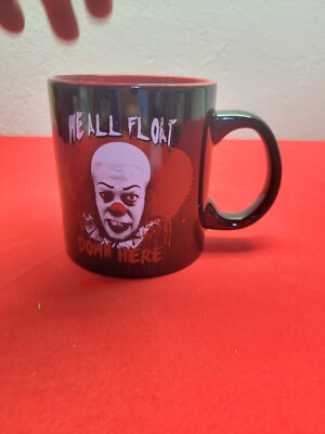 New Silver Buffalo PENNYWISE WE ALL FLOAT DOWN HERE 20 OZ Coffee Cup ...