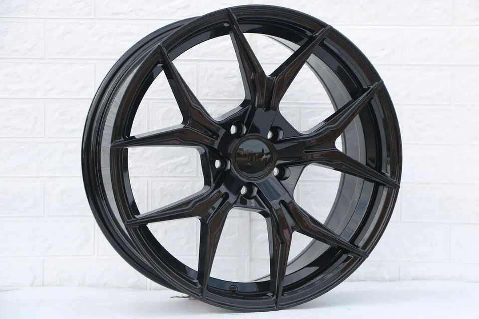 19" Wheels 19x8.5 / 19x9.5 +35 5x120 For BMW 325 328 335 Z4 F10 Black ...