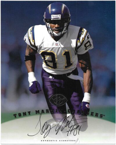Tony Martin 1997 LEAF SIGNATURE JUMBO 8X10 PHOTO AUTOGRAPH CARD ...