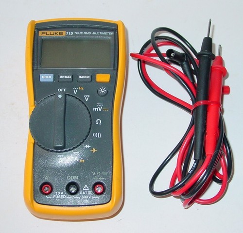 Fluke 115 True RMS Digital Multimeter With OEM Wires, NICE! | eBay
