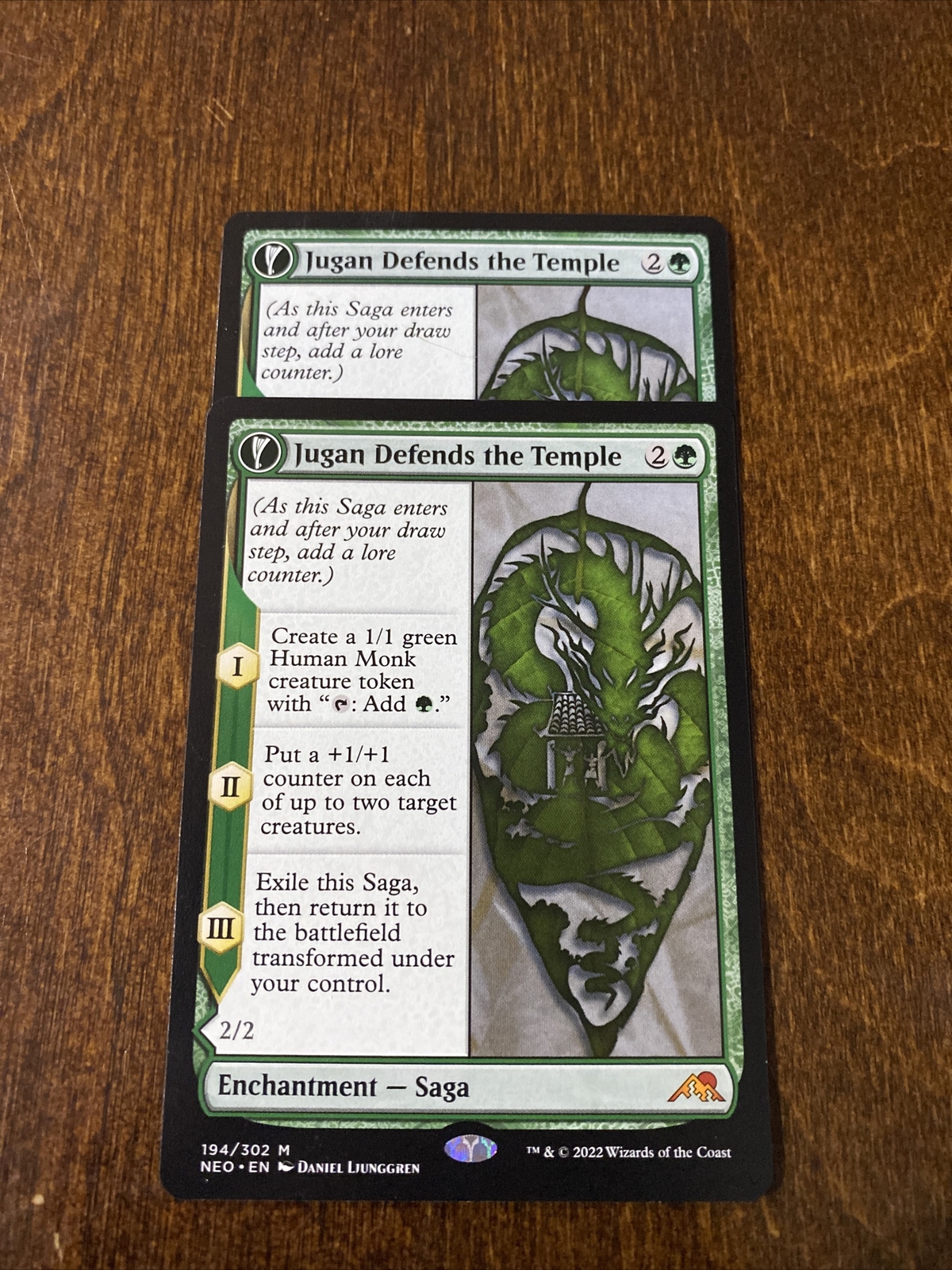 MTG Jugan Defends the Temple // Remnant of the Rising Star Kamigawa ...