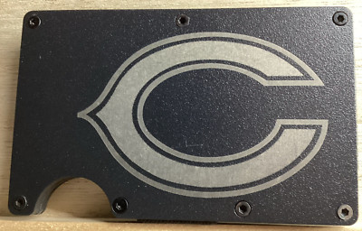 Metal Wallet - Laser Engraved Chicago Bears - RFID Blocking | eBay