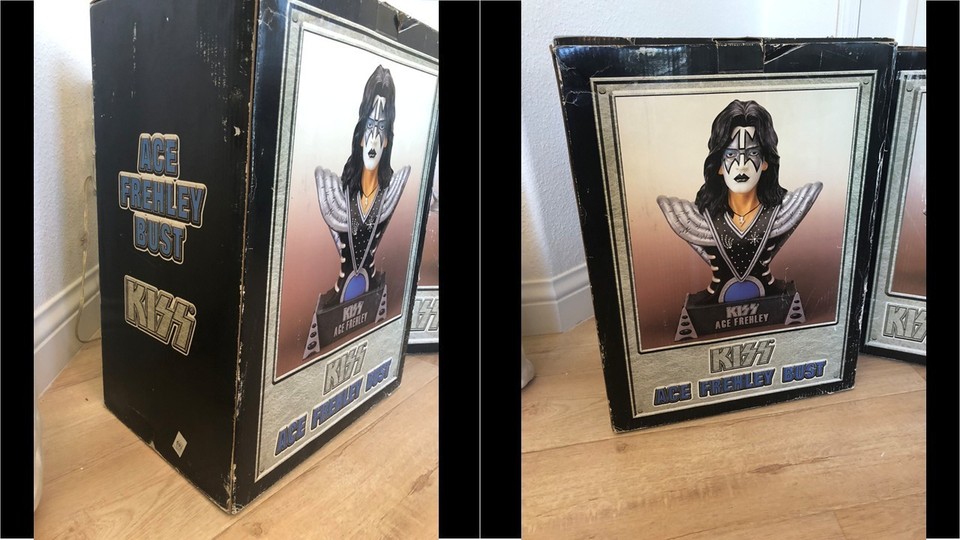KISS DESTROYER Busts Spencer Gifts Set Of 4 Ace Gene Paul Peter Mint ...