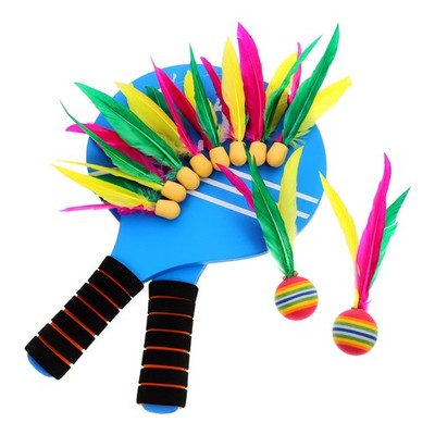 Mini Badminton Racket Outdoor Racquet Game Cricket Ball Shuttlecock ...