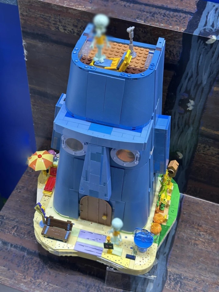 1655Pcs SpongeBob SquarePants Squidward House Building Blocks Bricks ...