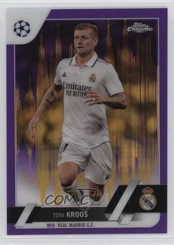 2022-23 Topps Chrome UEFA Club Competitions - Toni Kroos #156 Purple ...