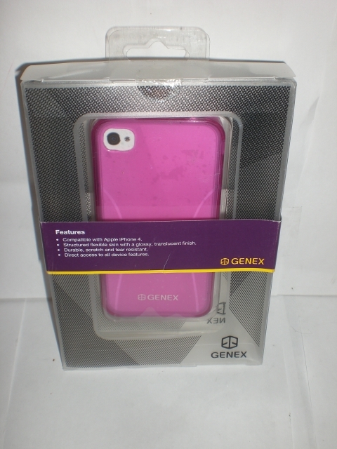 GENEX SOKA SERIES iPHONE 4 PINK PHONE SKIN NEW IN BOX | eBay
