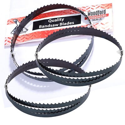 Scheppach Basato 3 Bandsaw Blades Triple Pack 1/4 3/8 1/2 inch blades ...