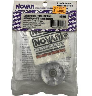 Novak 5919 Lightweight Front End Bell & Bearings for Brushless Motor ...