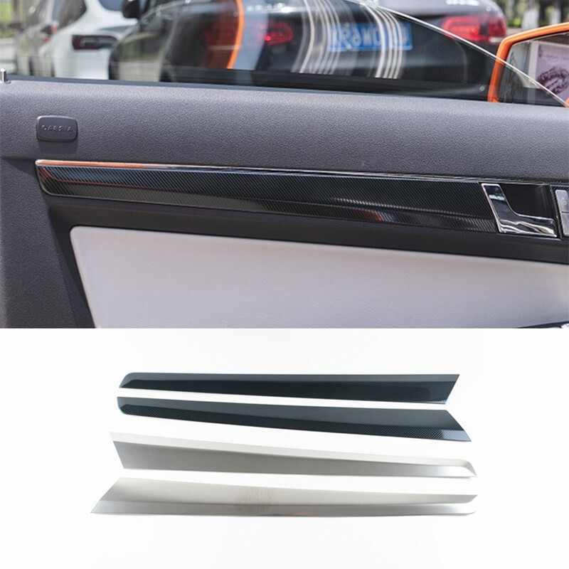 Carbon Fiber Pattern Door Panel Trim For Mercedes Benz E Class Coupe ...