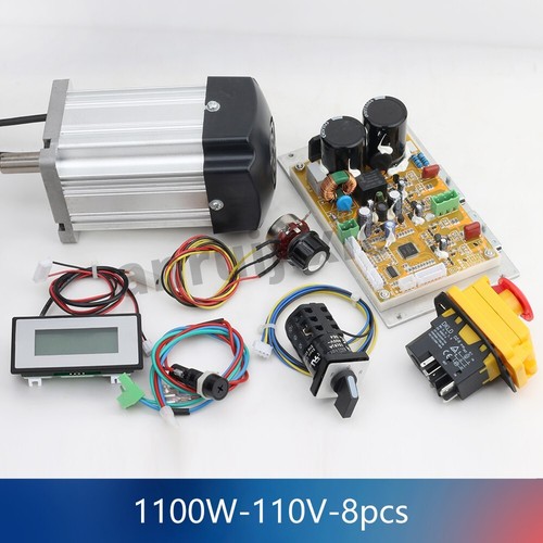 1100W 110V Brushless DC Motor&Power Drive Control Board Kit A for Lathe WM210 | eBay
