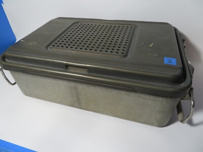 V. Mueller Genesis Sterilization Container With Lid & Tray (17.5" X 12 ...