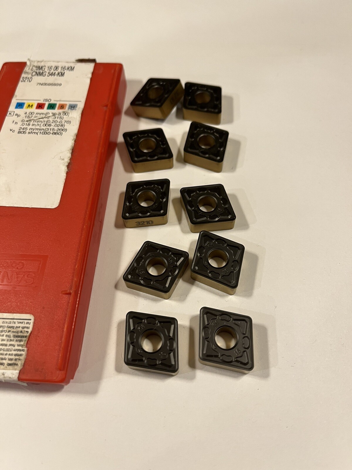Sandvik Coromant Carbide Inserts CNMG160616-KM 3210 Qty 10 | eBay