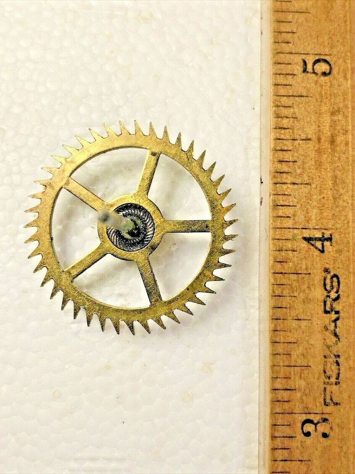 Antique Mauthe Clock Movement Escape Wheel (See Pics to ID Movement ...