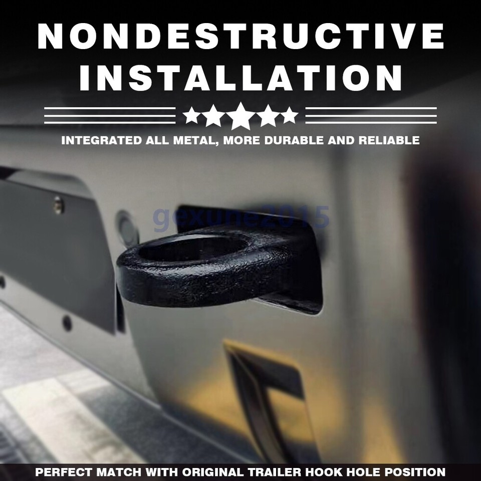 Pair Trailer Hitch Tow Hook For Land Rover Defender 2020-2023 Rescue ...