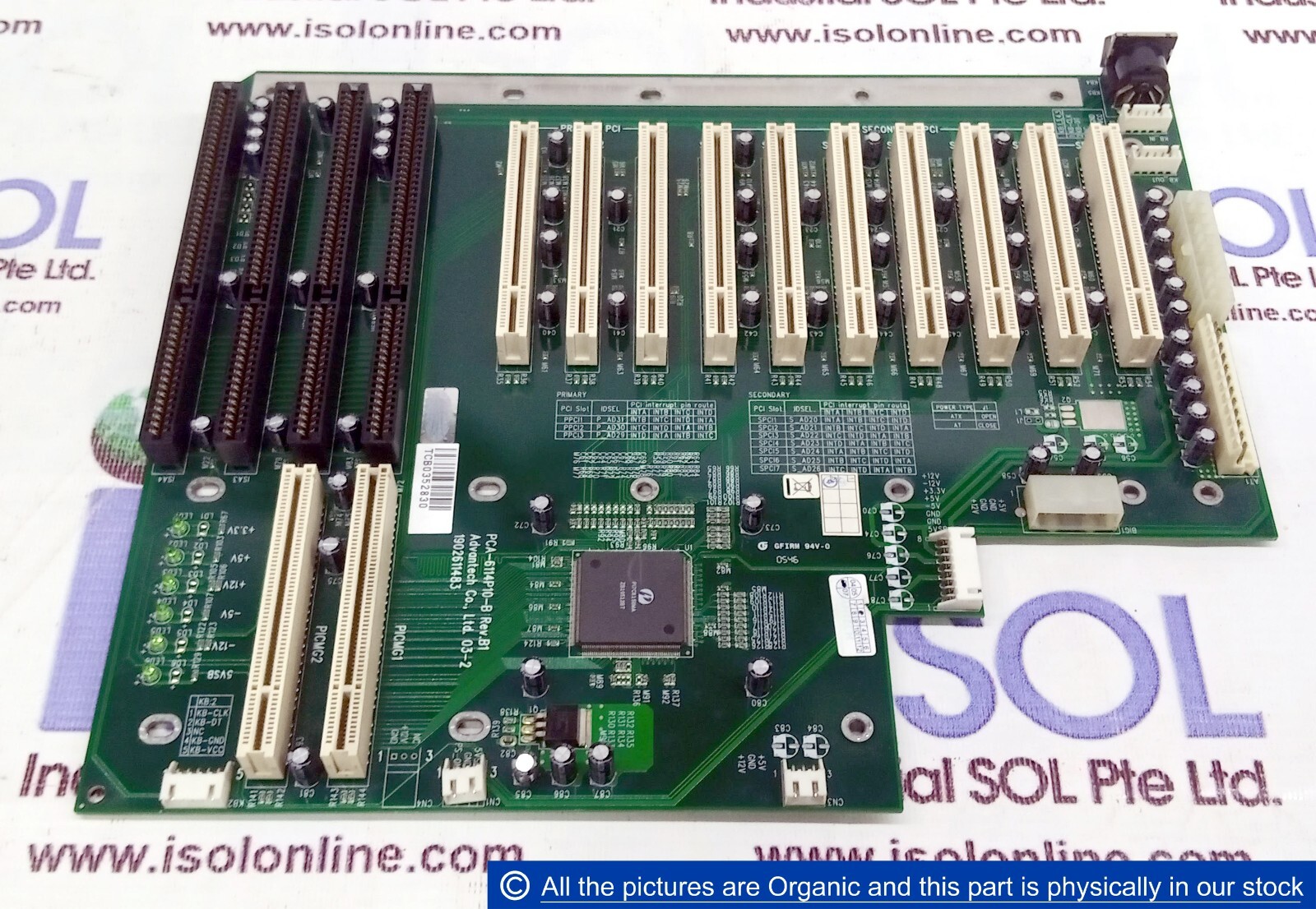 Advantech PCA-6114P10-B Rev B1 14-Slot Backplane 1902611483 For ...