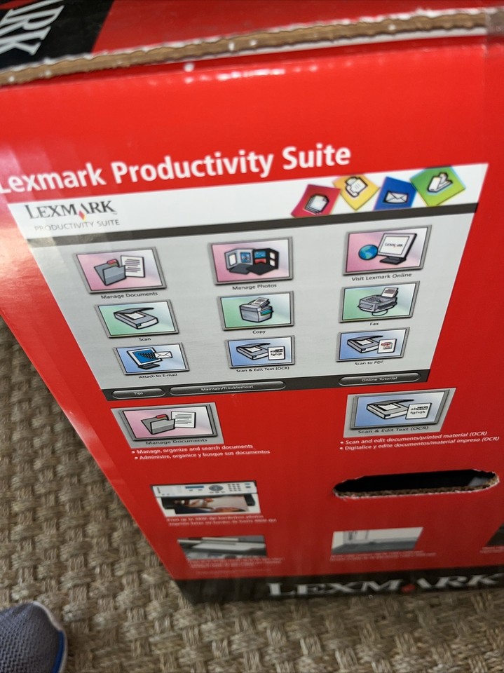 Lexmark X7350 All In One Fax Scan Copy Print Printer NIB | eBay