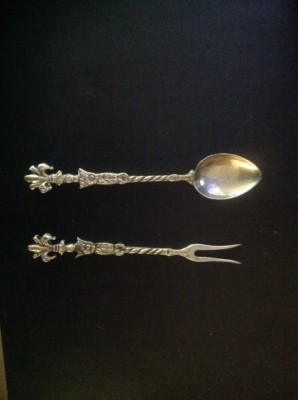Vintage U. Bellini Small Spoon And Fork Italy | eBay