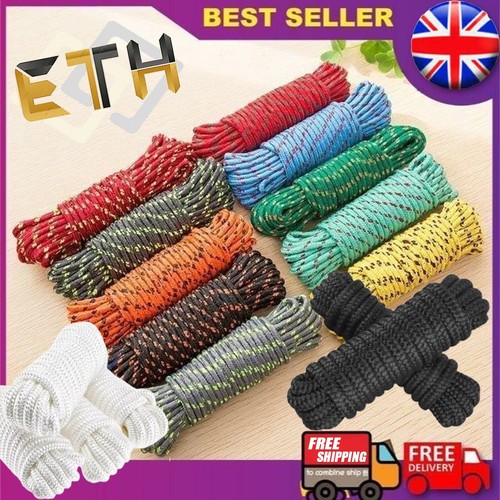 10/15/20m Heavy Duty Clothes Line Extra Strong Nylon Washing Line ...