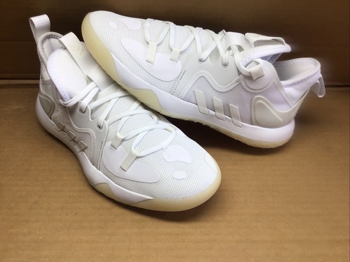 Adidas Harden Step back 2 Triple White Men 8 or Women 9.5 Barely Worn ...