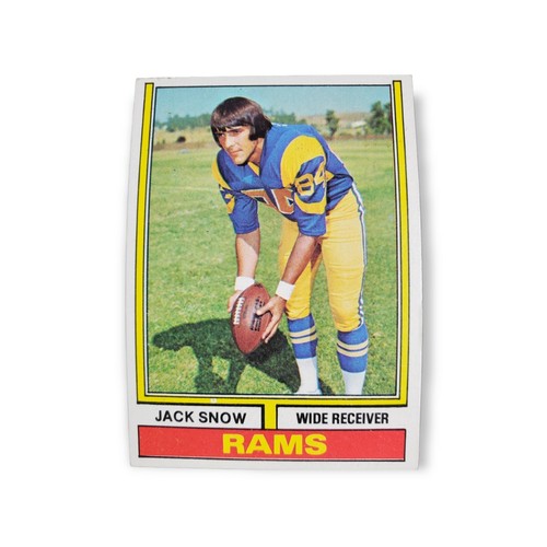 1974 Topps Football Jack Snow Card #83 Los Angeles Rams Trading Card | eBay