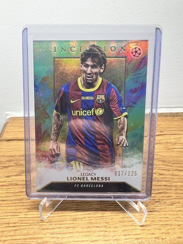 Topps Inception UCC 2023/24 Lionel Messi Legacy 017/125 FC Barcelona ...