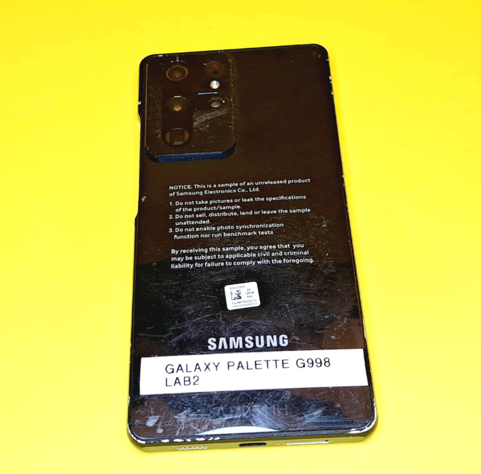 🔥PROTOTYPE🔥 SAMSUNG GALAXY S21 ULTRA PALETTE G998 AMOLED 2X ANDROID ...