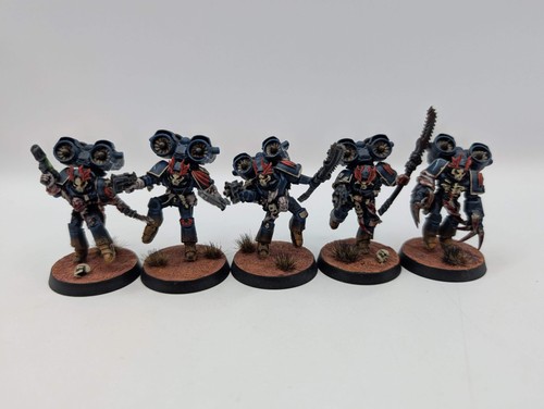 Warhammer Horus Heresy Space Marines Night Lords Raptor Squad with ...