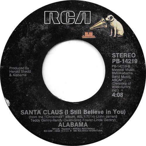 Alabama - Santa Claus (I Still Believe In You) (7") | eBay