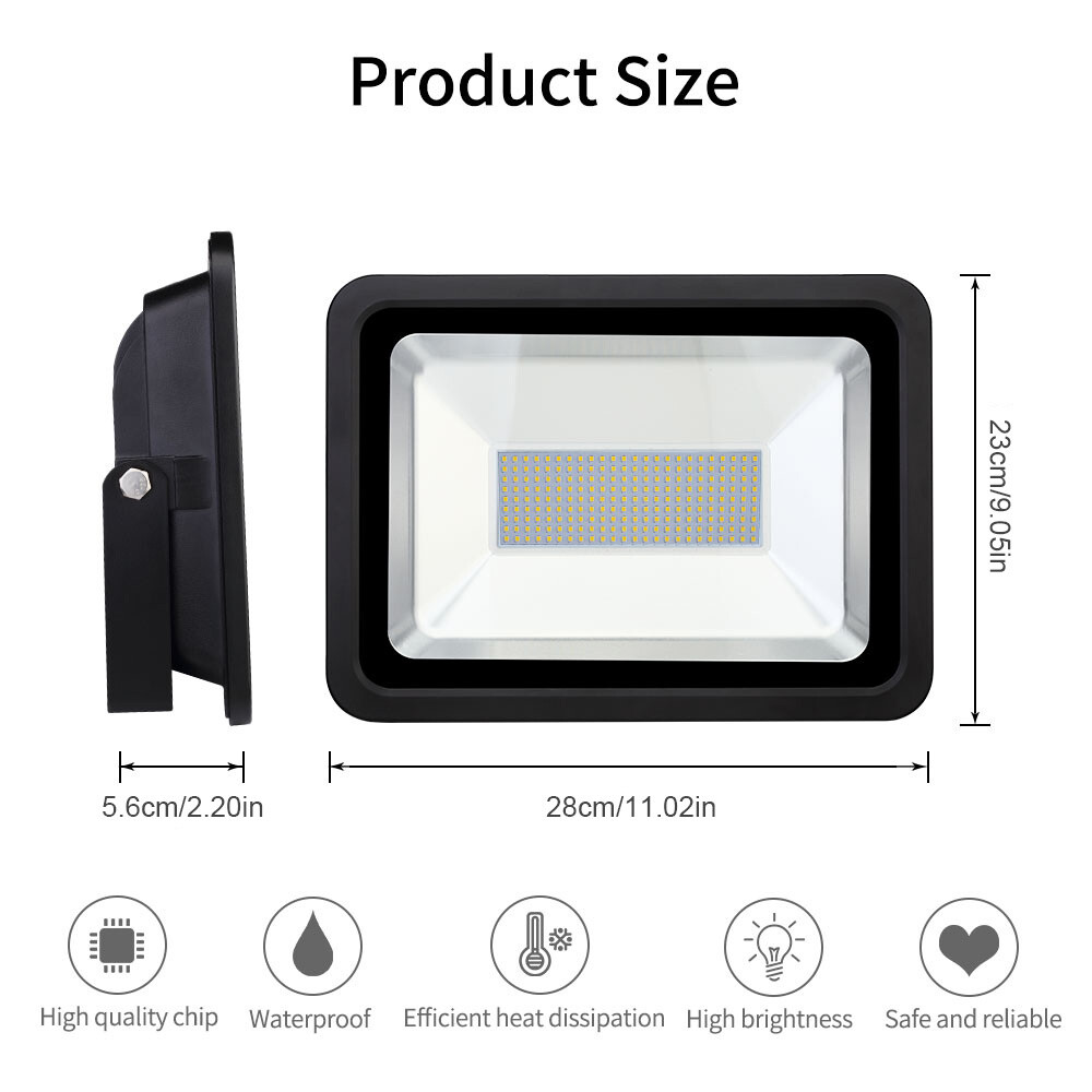 30W-500W Watt Led Flood Light Outdoor Security Garden Yard Spotlight ...